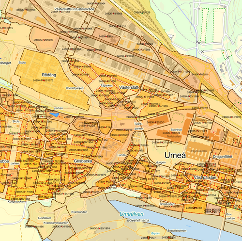 Metria Maps | bestämmelser och gränser